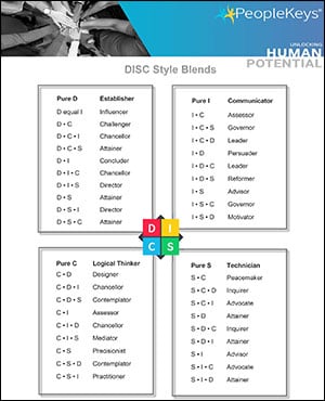 PeopleKeys DISC Style Blends
